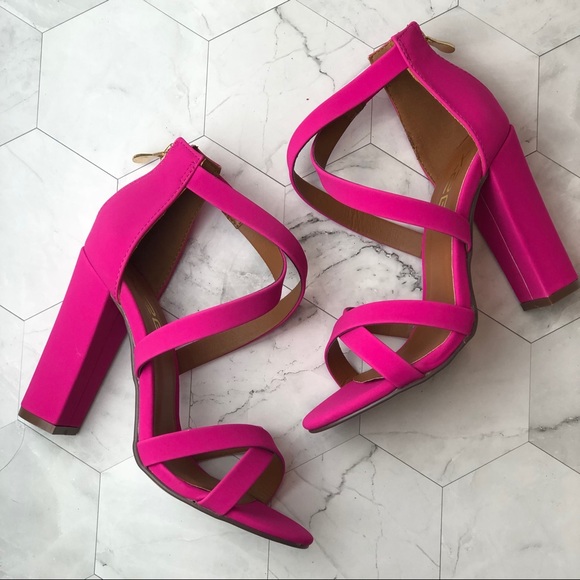 Shoes | Hot Pink Heels | Poshmark